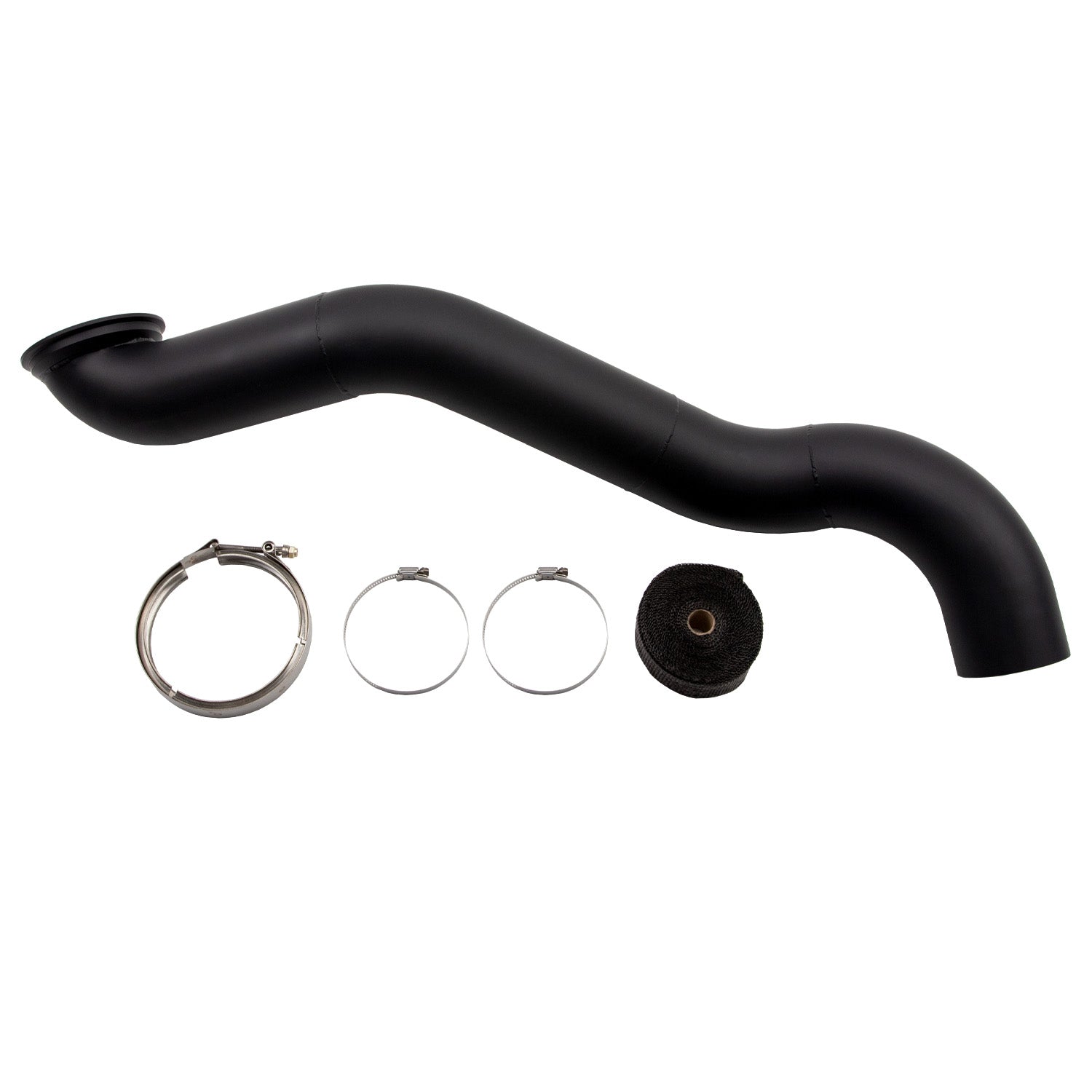 Wehrli Custom Fab LML Duramax Twin Turbo 4" Down Pipe – Firepunk